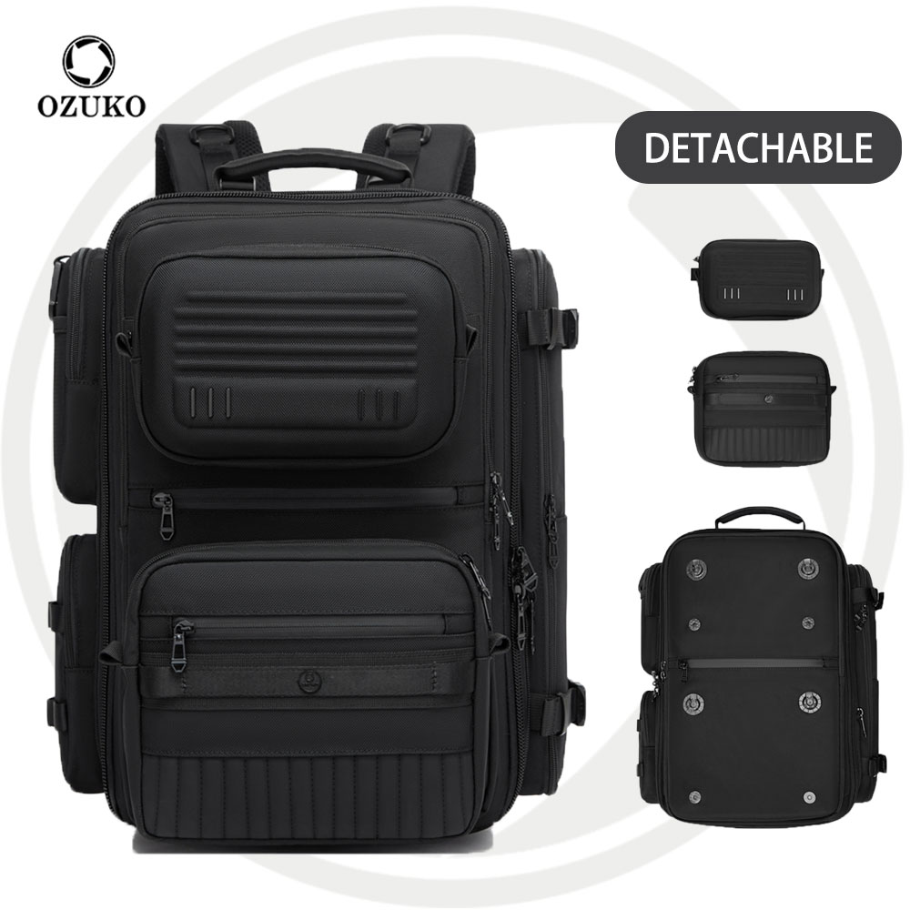 OZUKO 9672 Large Capacity Waterproof 3 in 1 Backpack Set Designer ...